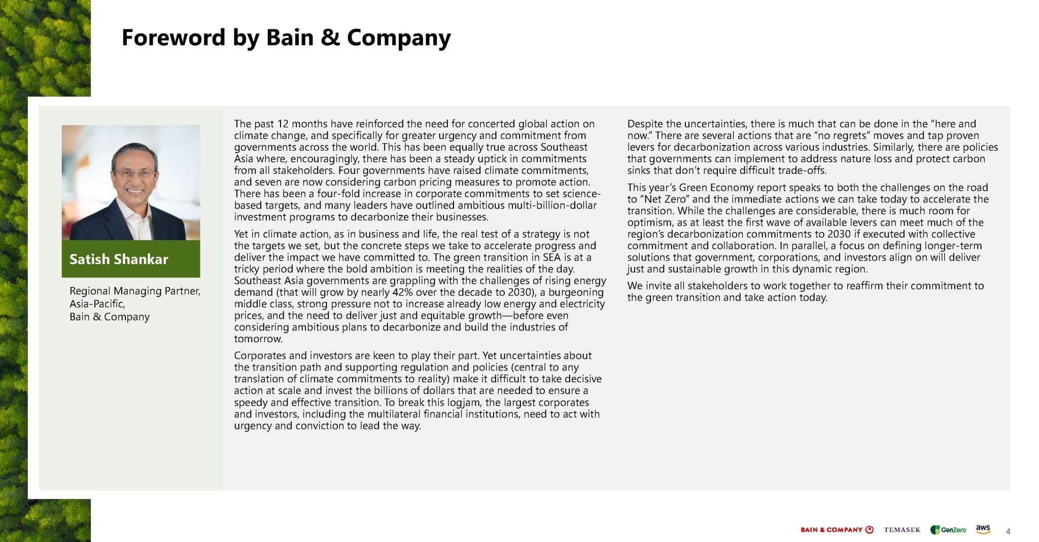 Southeast Asia's Green Economy 2023 Report - GenZero