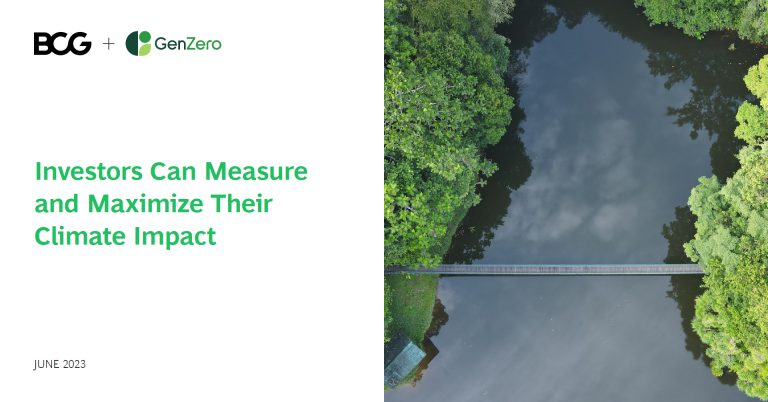 Investors Can Measure and Maximise Their Climate Impact - GenZero