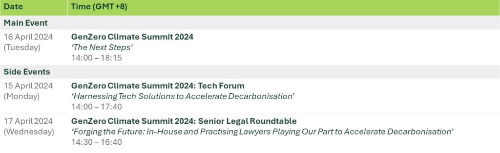 GenZero Climate Summit 2024 - GenZero