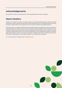 GenZero Carbon Scenarios – An Exploration of the Future of Carbon Markets - GenZero